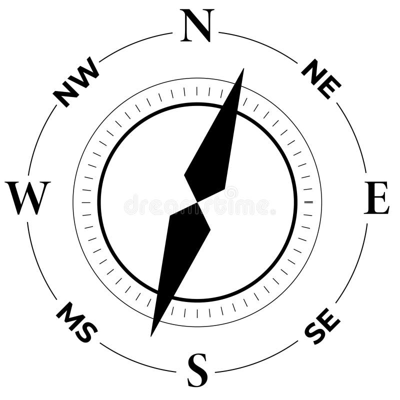 Minimalist Compass Stock Illustrations – 1,076 Minimalist Compass Stock ...