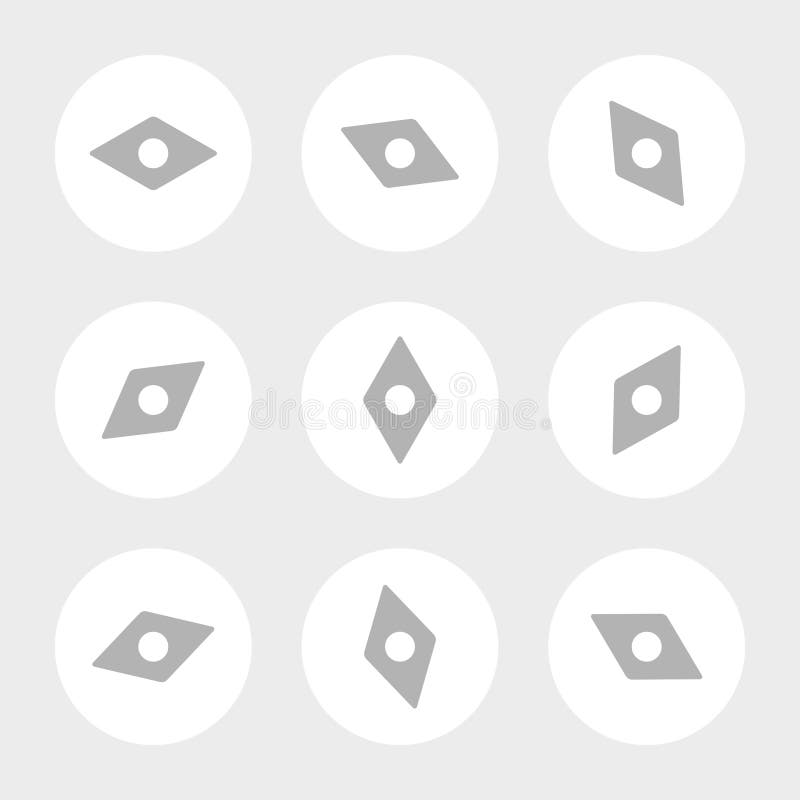 Compass Icon. Symbol of Travel, Direction or Navigation. Stock Vector ...