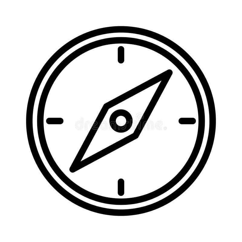 Compass icon, travel icon. stock vector. Illustration of cartography ...