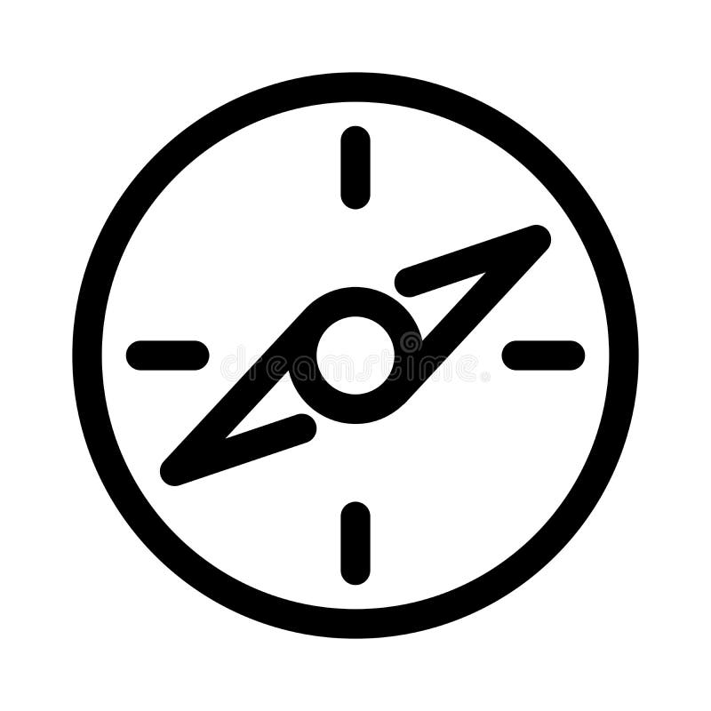 Simple Compass Symbol