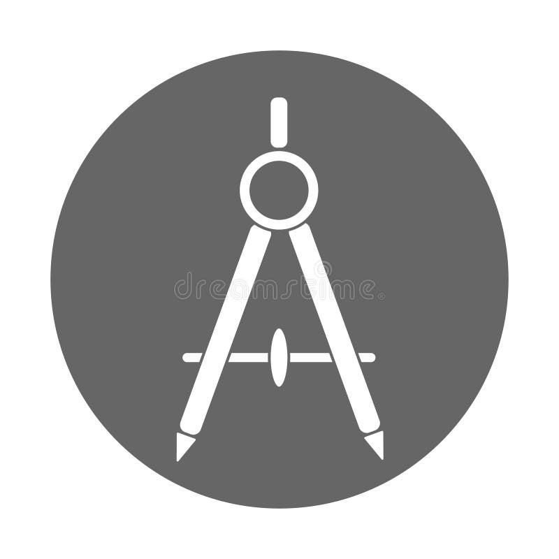Compass Icon in Trendy Architecture Symbol for Web Site, Design, Logo ...