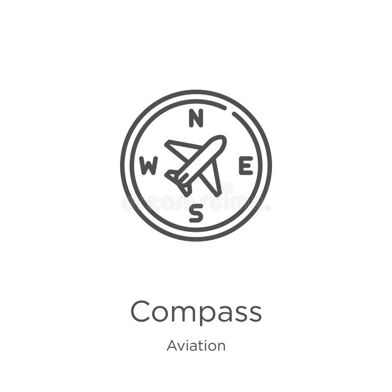 Set Compass, Aviation Emblem, Airplane Window, Helicopter, Box Flying ...