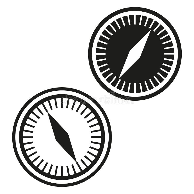 Compass Icons. Star Icon. Vector Illustration. Stock Image Stock Vector ...