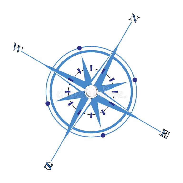 Simple Compass Stock Illustrations – 25,229 Simple Compass Stock ...