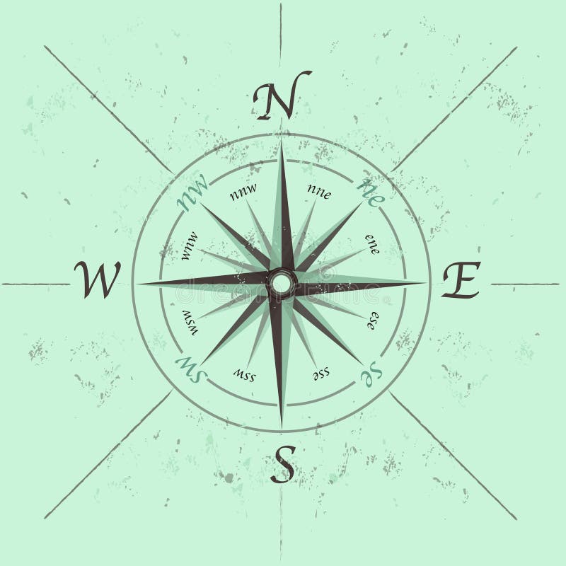 Northwest Compass Stock Illustrations – 163 Northwest Compass Stock ...