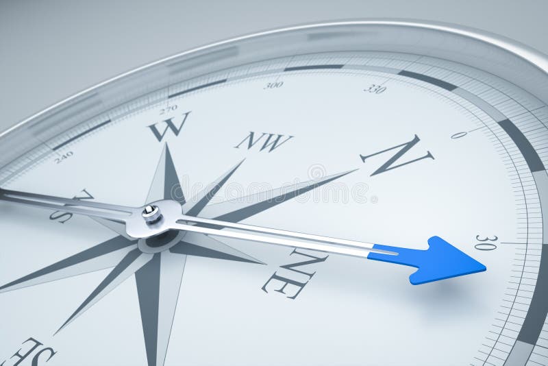 Compass with Arrow Pointing To the Word Compliance Stock Illustration ...