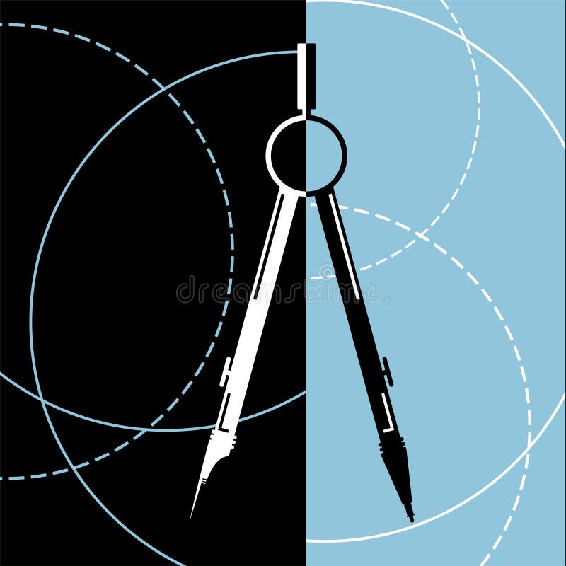 Compass Instrument Illustration Stock Vector - Illustration of compass ...