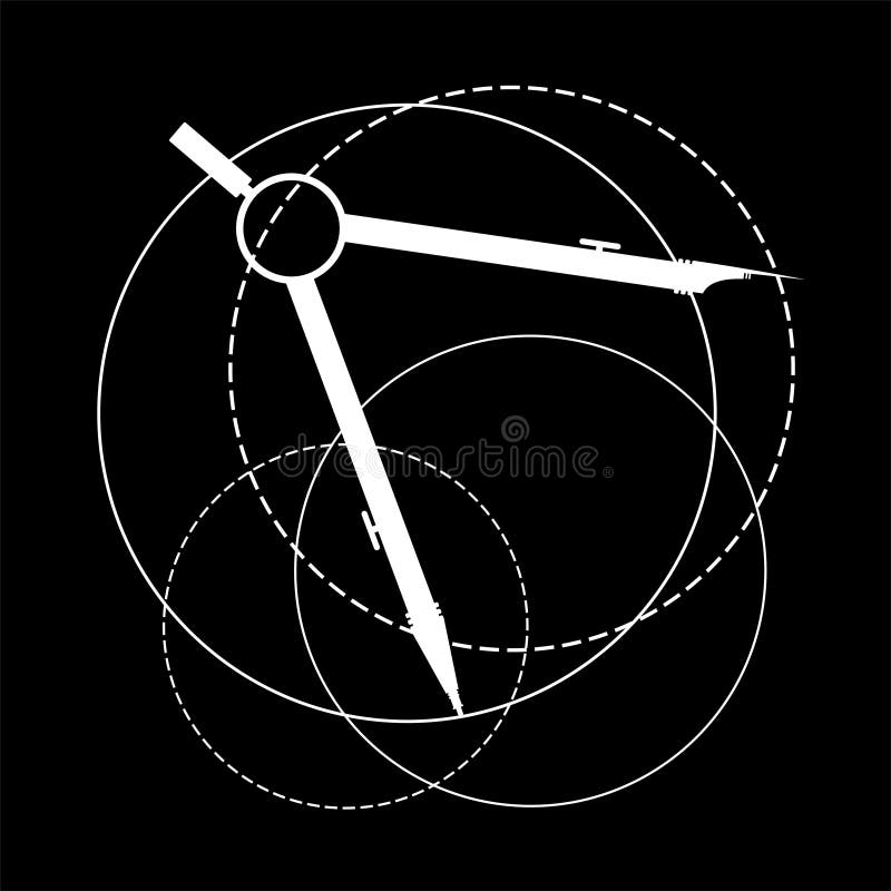 Compass Instrument Illustration Stock Vector - Illustration of drawing ...