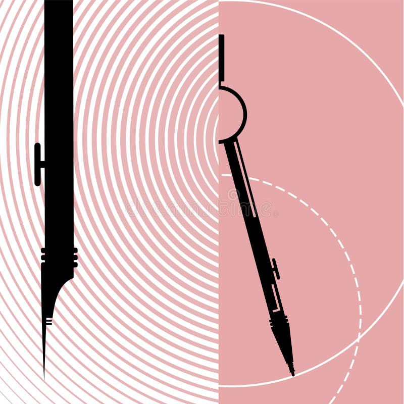 Compass Instrument Illustration Stock Vector - Illustration of measure ...