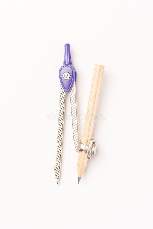 A compass isolated stock image. Image of mathematical - 189291603