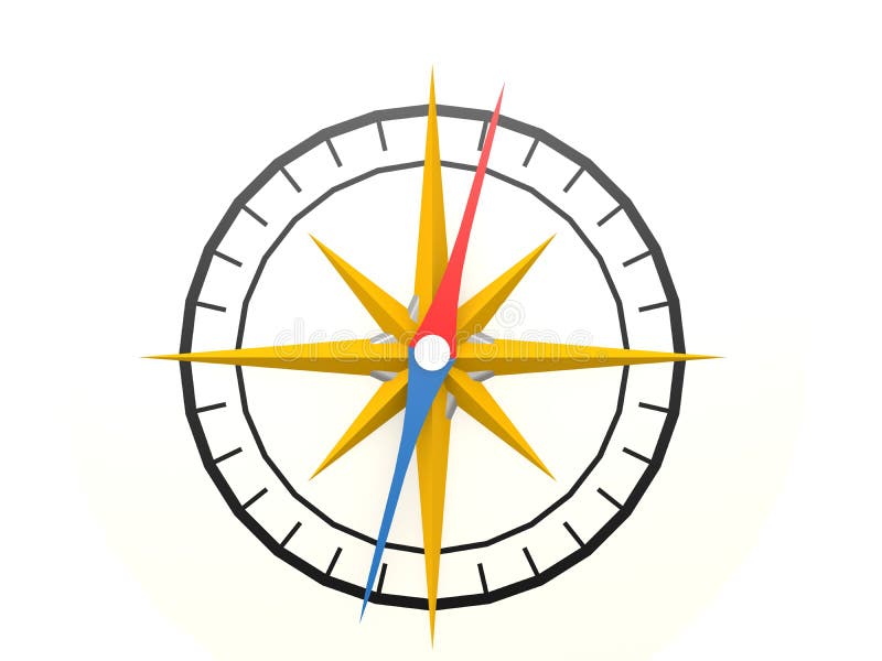 Compass isolated blank stock illustration. Illustration of tool - 156807986