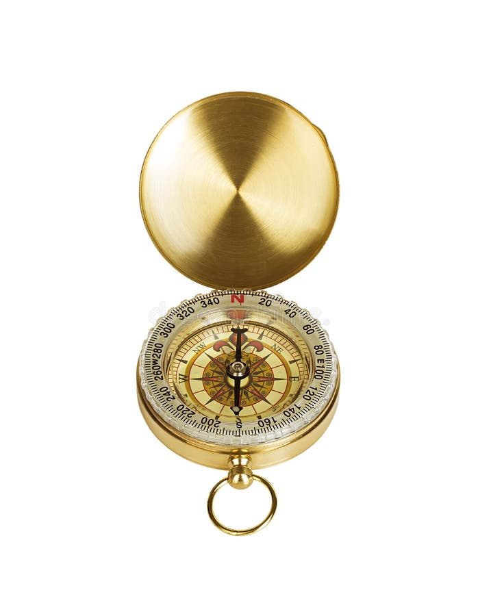 Compass isolated on white stock photo. Image of forward - 44533314