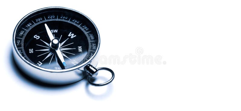 Compass isolated on white stock image. Image of metal - 201080475