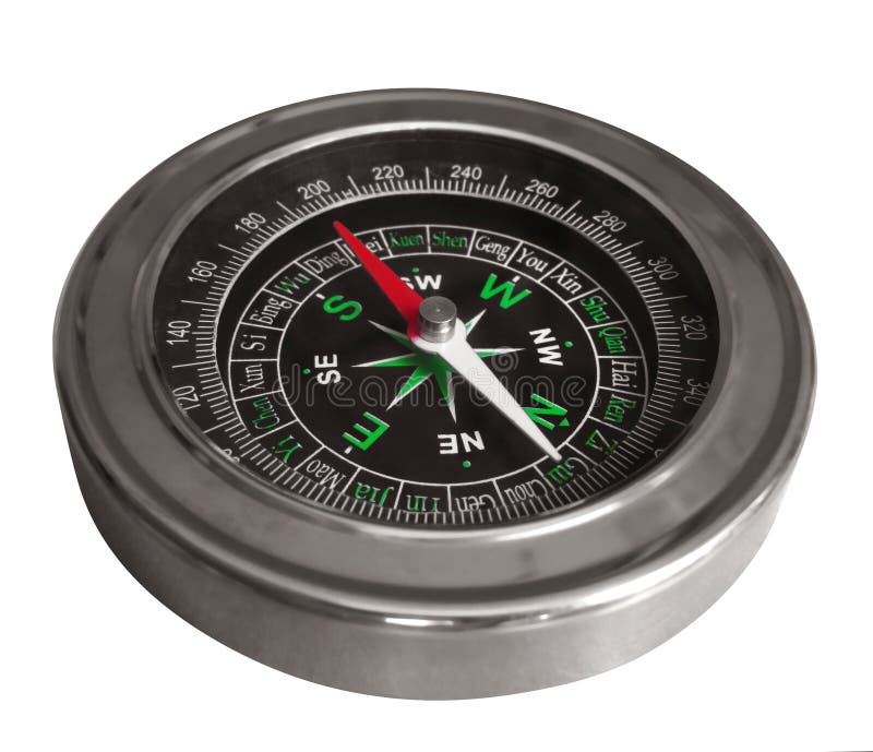 Compass isolated on white stock photo. Image of arrow - 188956844