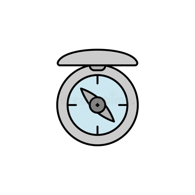 Compass Line Icon. Element of Jungle for Mobile Concept and Web Apps ...