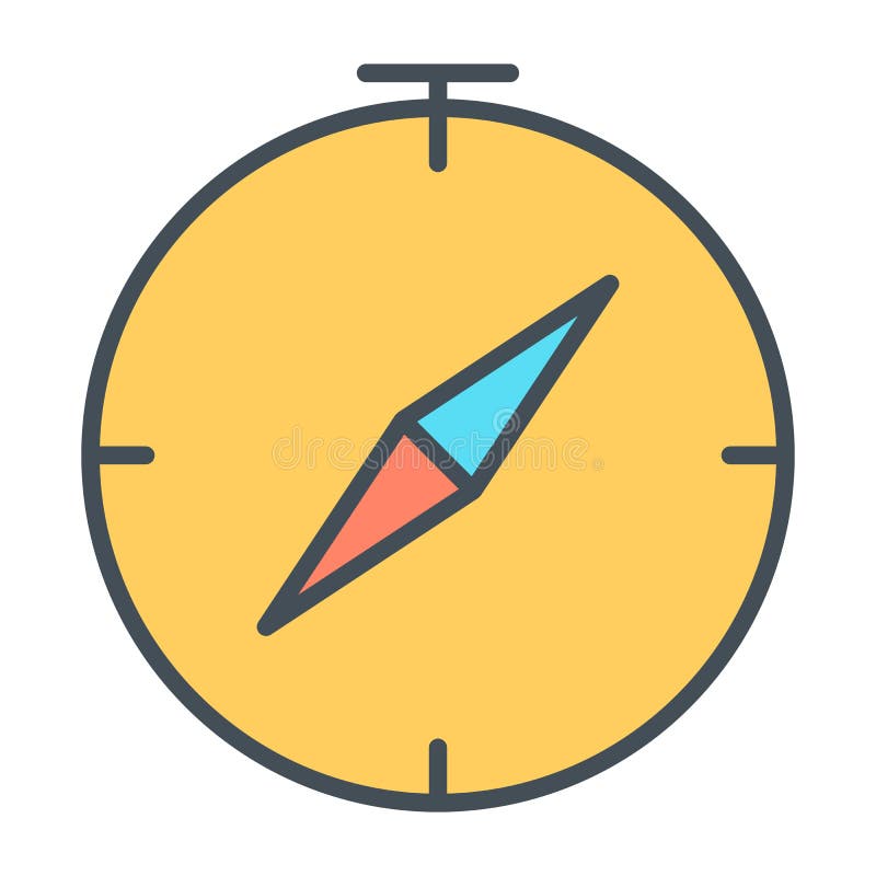 Compass Icon. Vector Simple Minimal 96x96 Pictogram Stock Vector ...