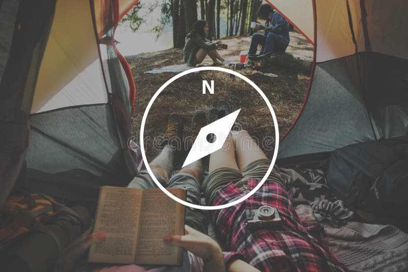 Compass Location Direction Nevigation Magnetic Concept Stock Image ...