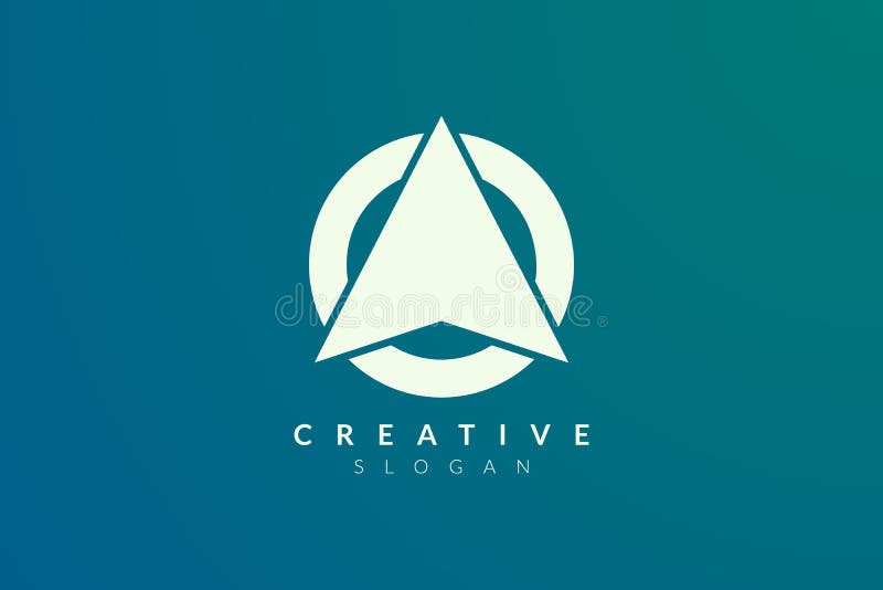 Compass. the Logo Design is a Blend of Circles Stock Vector ...