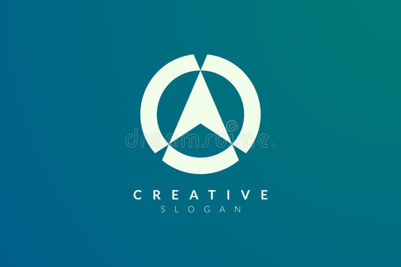 Compass The Logo Design Is A Blend Of Circles Stock Vector Illustration Of Icon Conceptual