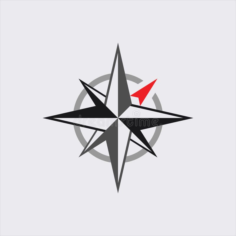 Compass Logo Direction Vector Symbol Navigation Sign Travel Stock ...