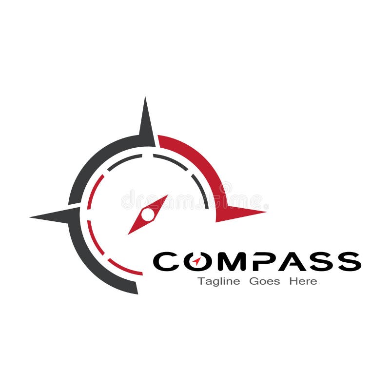Compass Logo, Icon and Symbol. Ilustration Design Stock Illustration ...