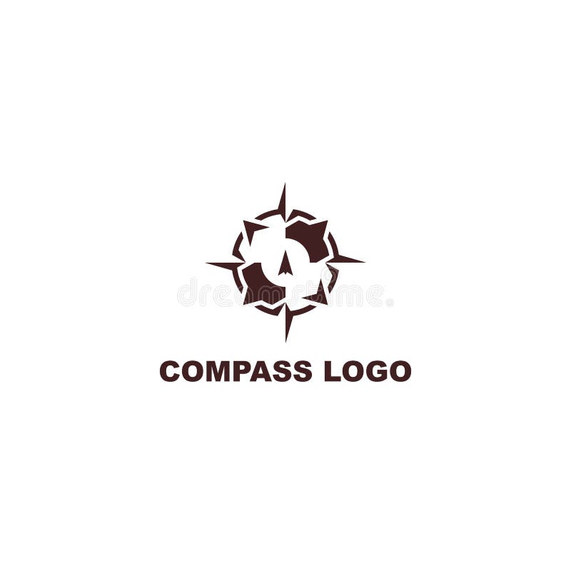 Compass Logo, Simple Modern and Unique Compass Shape. Stock Vector ...