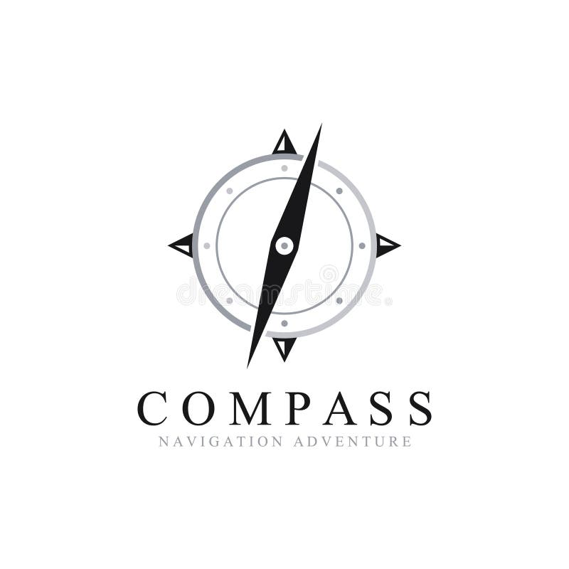 Compass Logo and Symbol with Vector Concept Illustration Template Stock ...