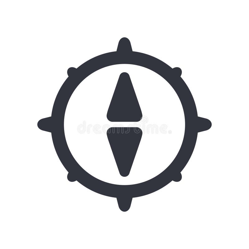 Compass Logo Template Icon stock vector. Illustration of east - 339074165