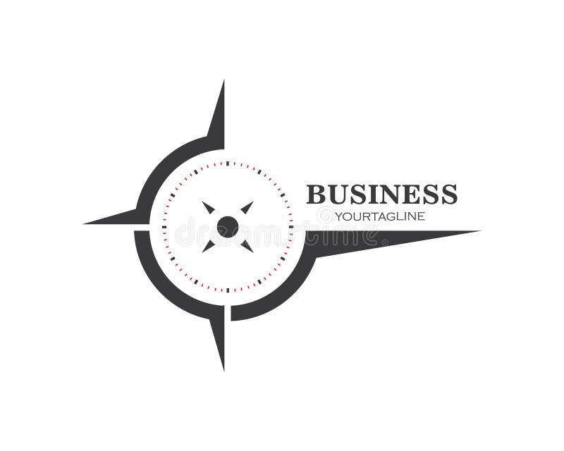 Compass Logo Template Vector Icon Illustration Stock Vector Illustration Of Business