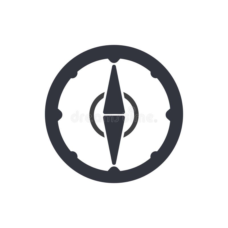 Compass Template Icon stock illustration. Illustration of graphic ...