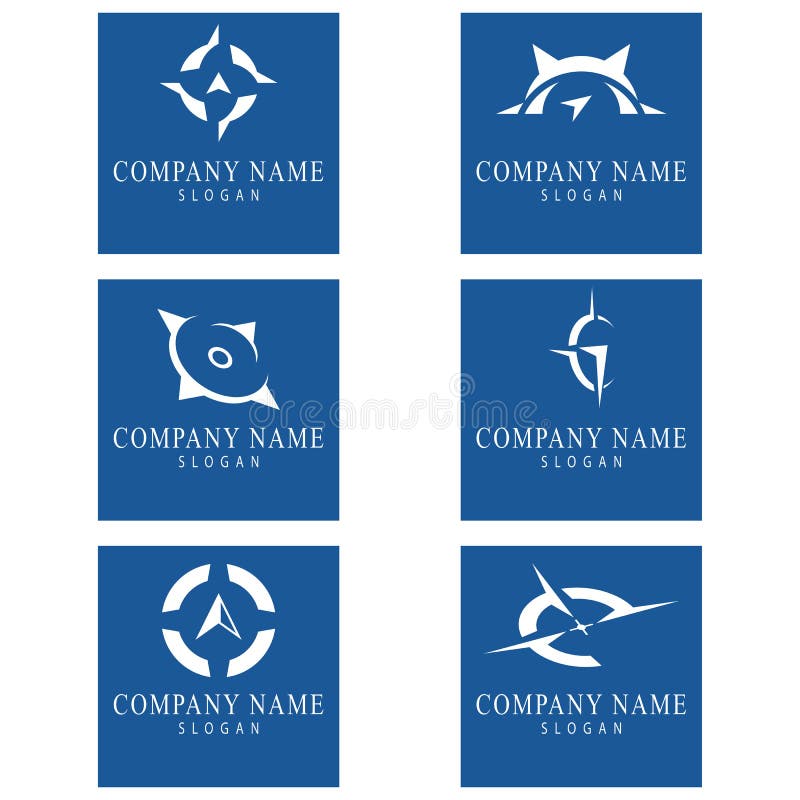 Compass Logo Template Vector Symbol Nature Stock Illustration ...