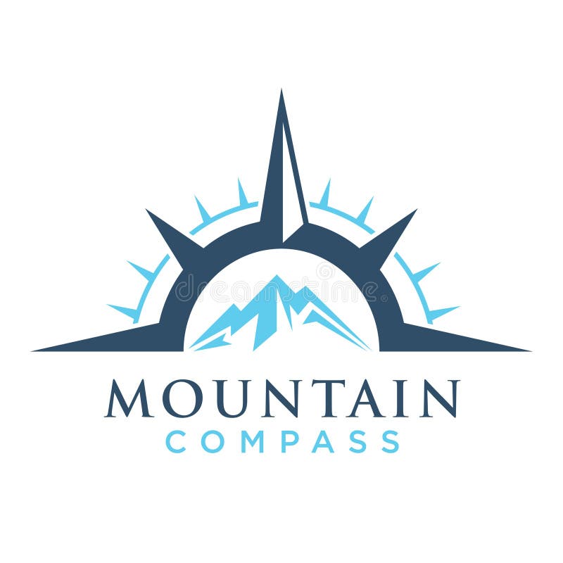 Compass Logo Vector Design Template Stock Vector - Illustration of ...