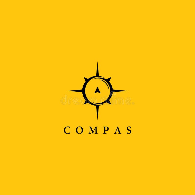 Compass logo vector icon stock vector. Illustration of compass - 188452965