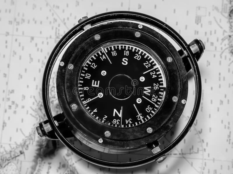 Master Compass of Direction Stock Image - Image of navigation, travel ...