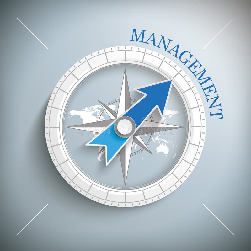Compass Management stock vector. Illustration of navigation - 73256242
