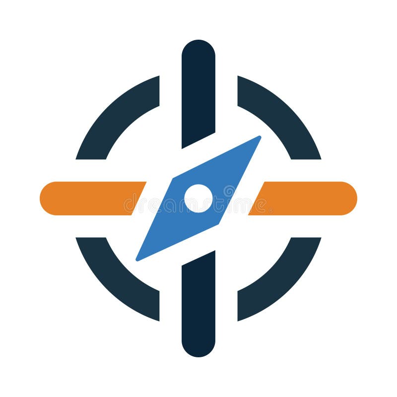 Compass Map Instructions, Compass, Target, Bow, Compass Icon Stock ...