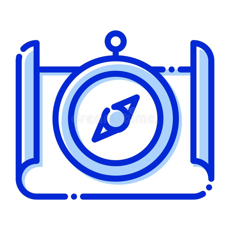 Compass, Map, Navigation, Directions Fully Editable Vector Icon Stock ...