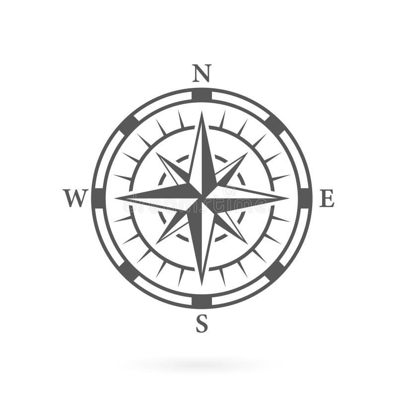 Compass Map Silhouette Icon. Rose Wind Navigation Retro Equipment Glyph ... Compass Map Silhouette Icon. Rose Wind Navigation Retro Equipment Glyph ...