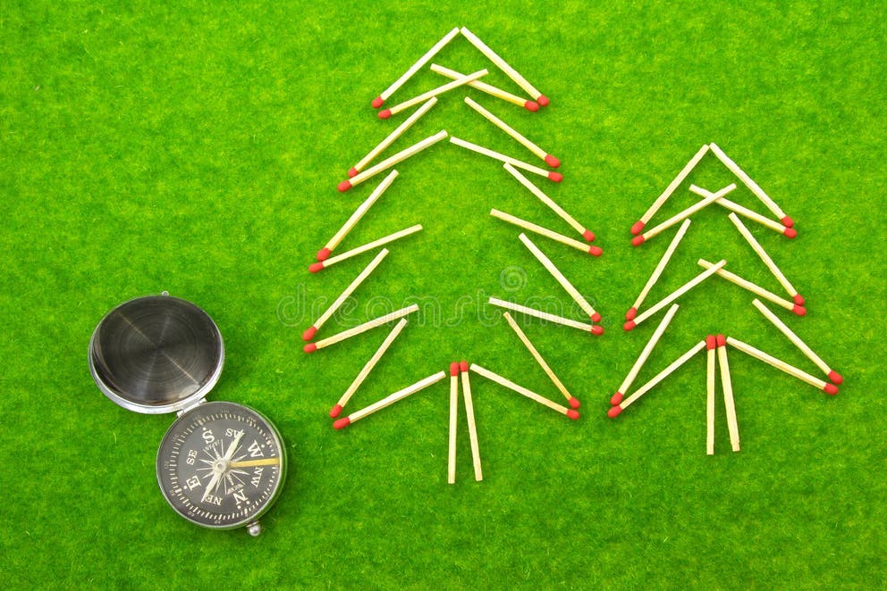 Compass&Matches stock photo. Image of direction, compass - 28366222