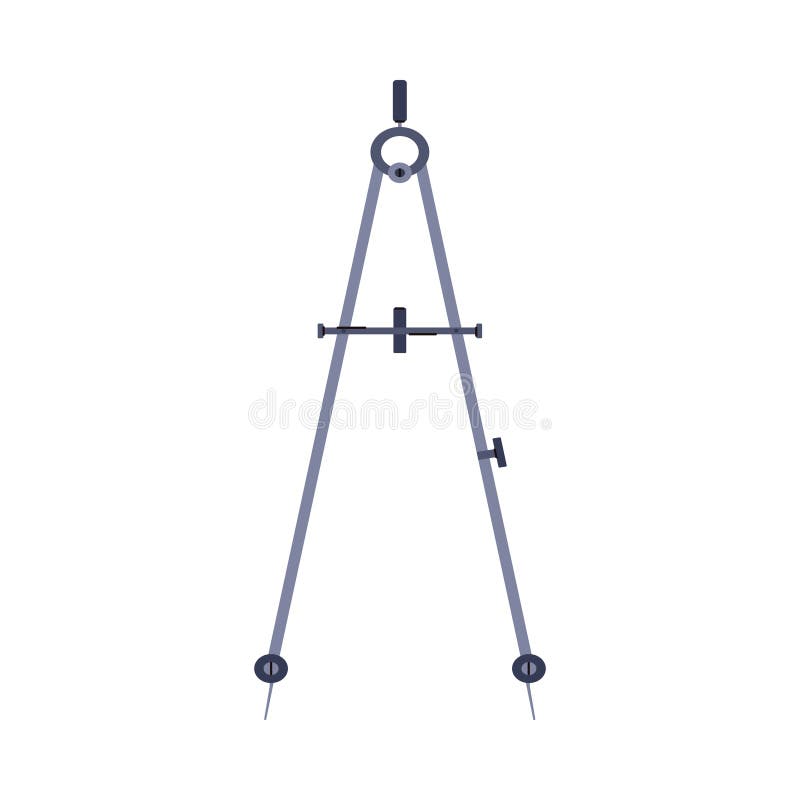 Compass Mathematician and Geometric Tool for Measurement or Drawing ...