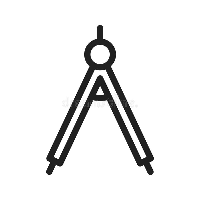 Compass stock vector. Illustration of compass, engineering - 96006284