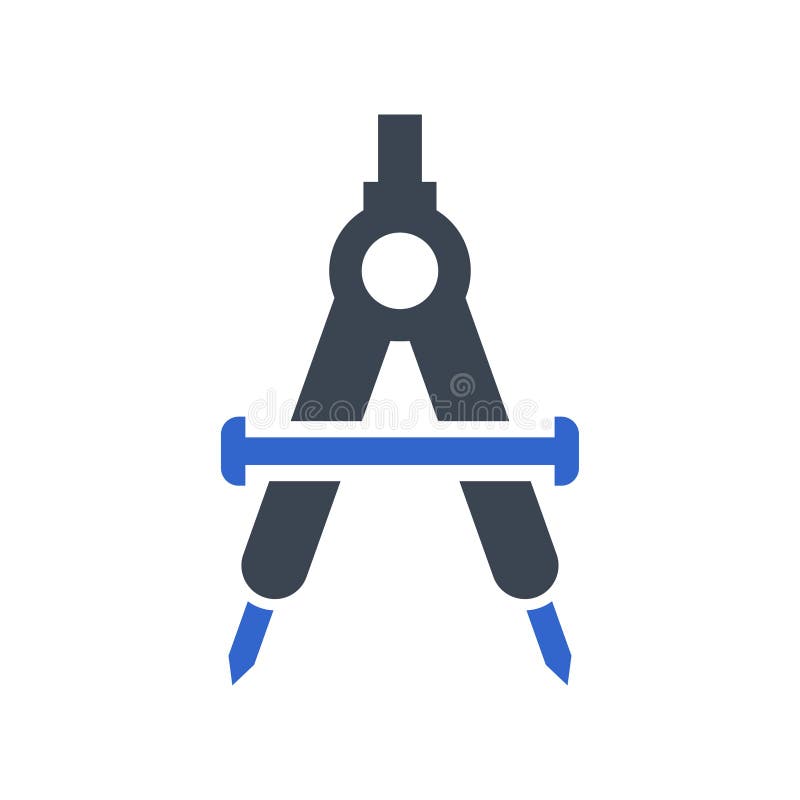 Compass, measure icon stock vector. Illustration of measure - 188063757
