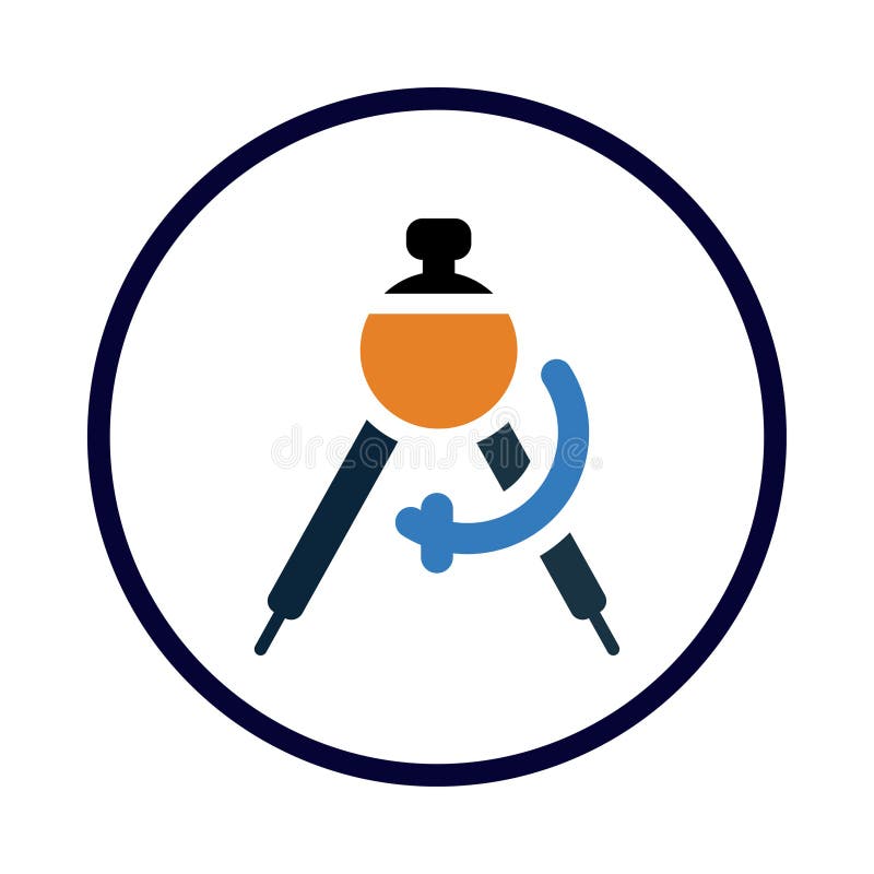 Compass Measure, Precision, Compass Drawing, Compass Tool Icon Stock ...