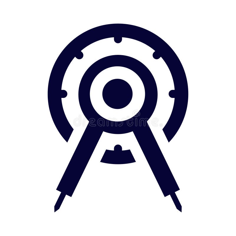 Compass Measure, Precision, Compass Drawing, Compass Tool Icon Stock ...