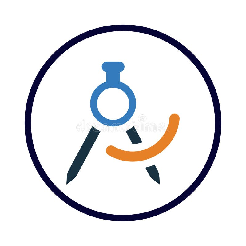 Compass Measure, Precision, Compass Drawing, Compass Tool Icon Stock ...