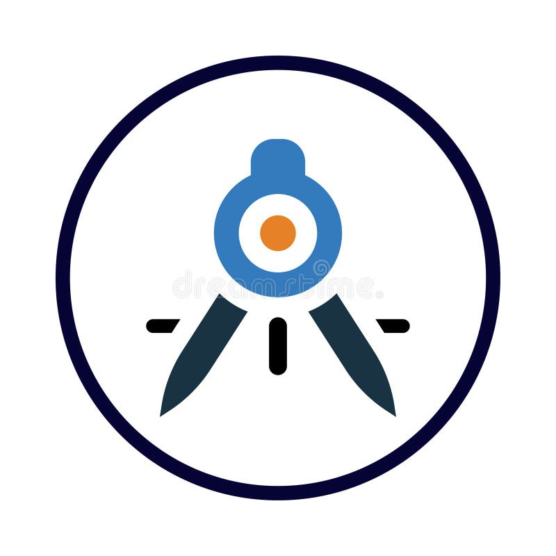 Compass Measure, Precision, Compass Drawing, Compass Tool Icon Stock ...
