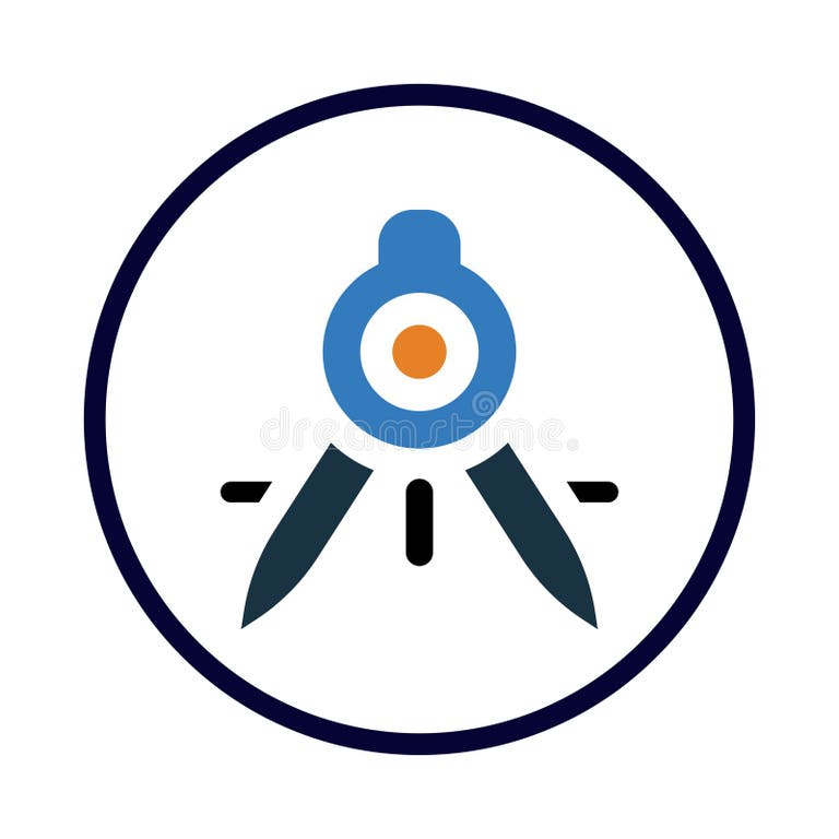Compass Measure, Precision, Compass Drawing, Compass Tool Icon Stock ...