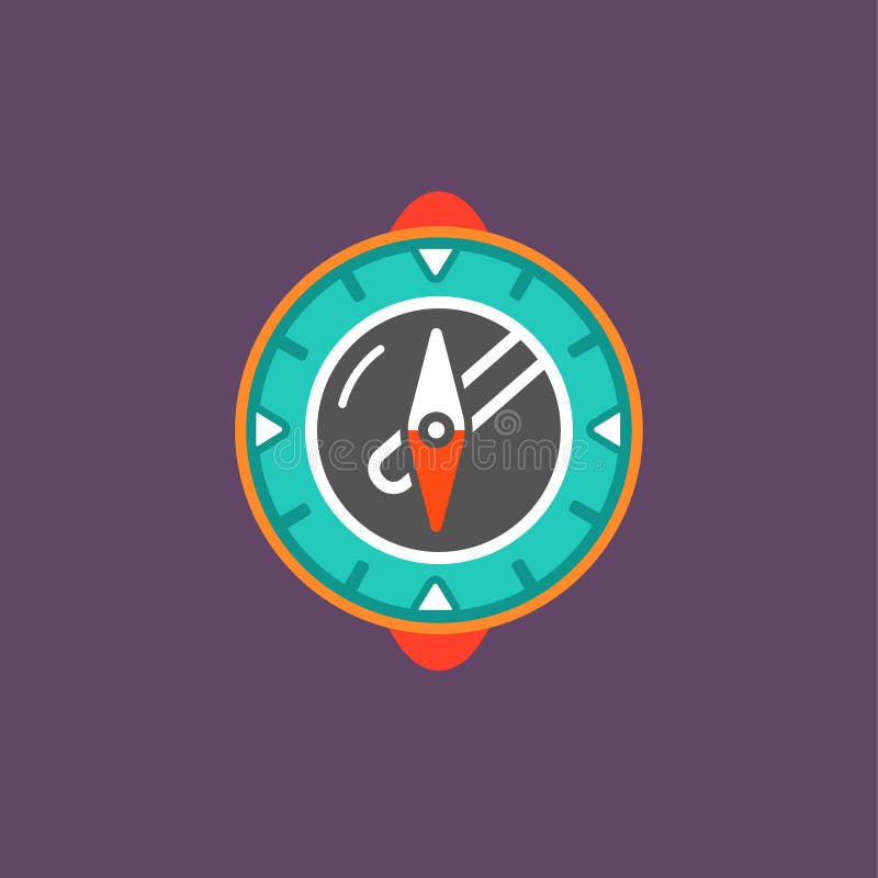 Compass modern icon stock vector. Illustration of geographical - 94639996