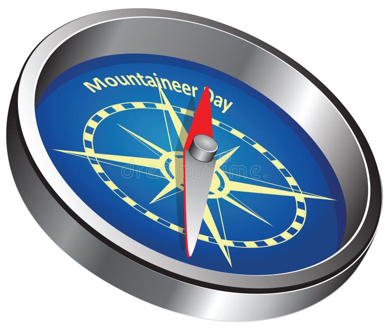 Compass Mountaineer Stock Illustrations – 163 Compass Mountaineer Stock ...