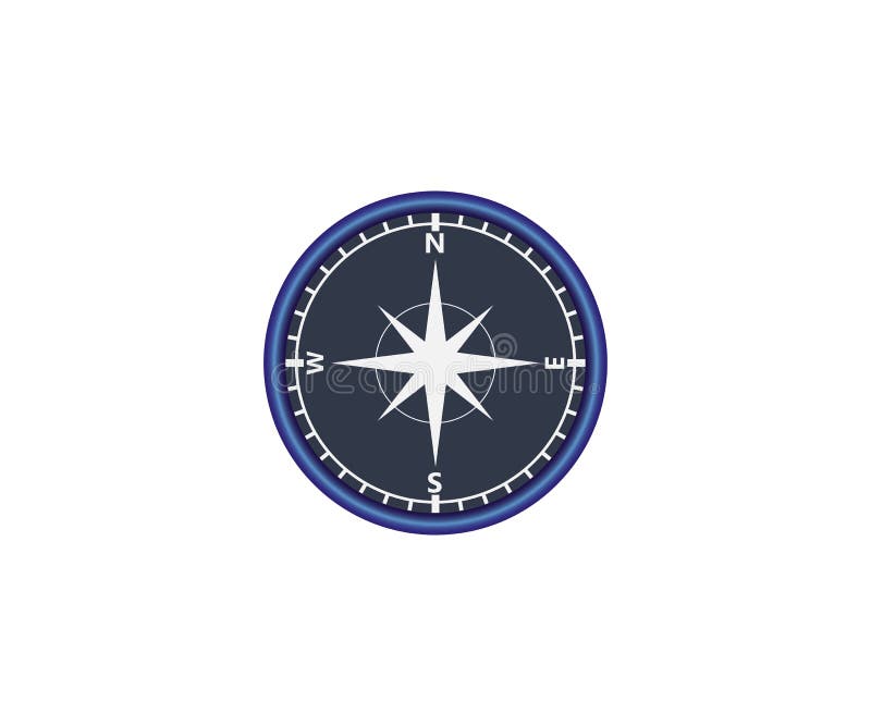 Compass, Navigation Icon, Sign. Vector Illustration, Design Stock ...
